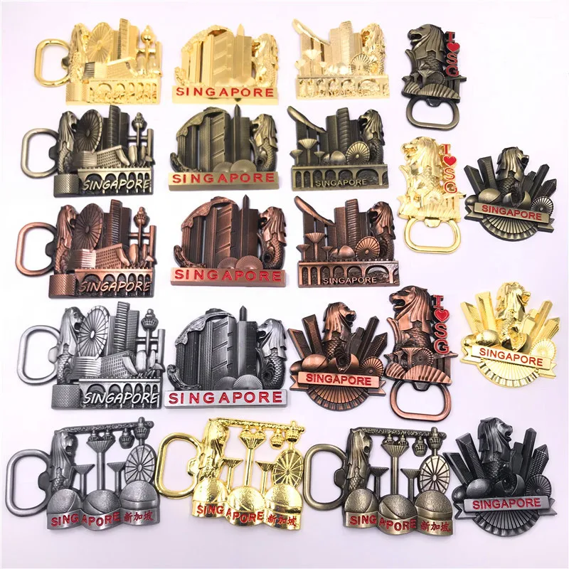 Singapore-Tourism-Scenery-Fridge-Magnet-Bottle-Opener-Metal ...