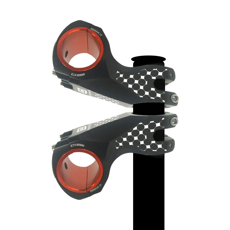 DYMOECE Bike Stem MTB Bicycle Handlebar Stem Riser 17 Degree Aluminium ...