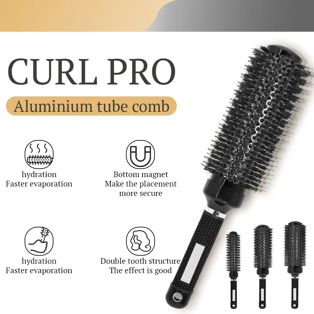 Lengthen-Round-Hair-Comb-High-Temperature-Resistant-Aluminum-Tube-Comb ...