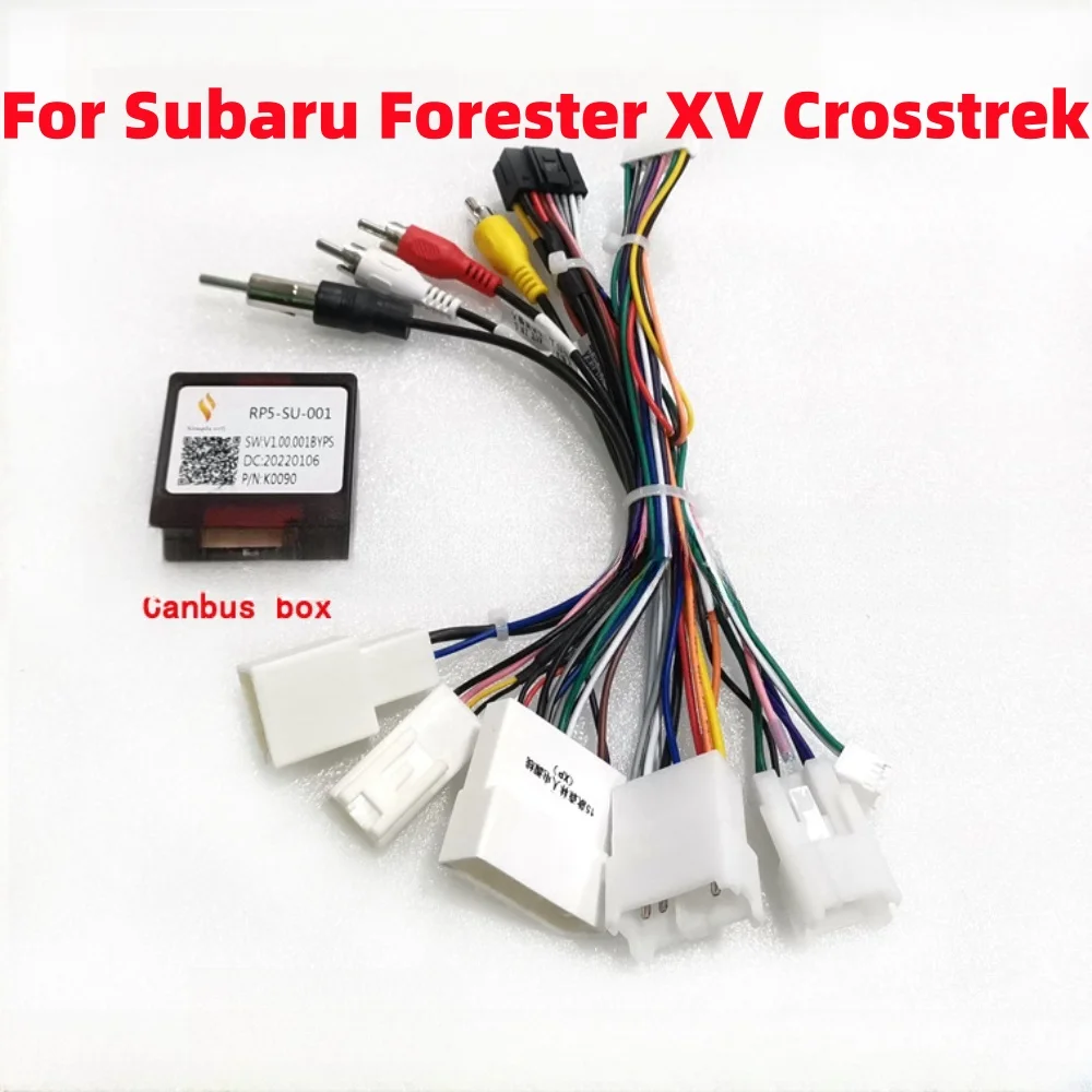 Car 16pin Wiring Harness Adapter Canbus Box RP5-SU-001 Decoder Android ...