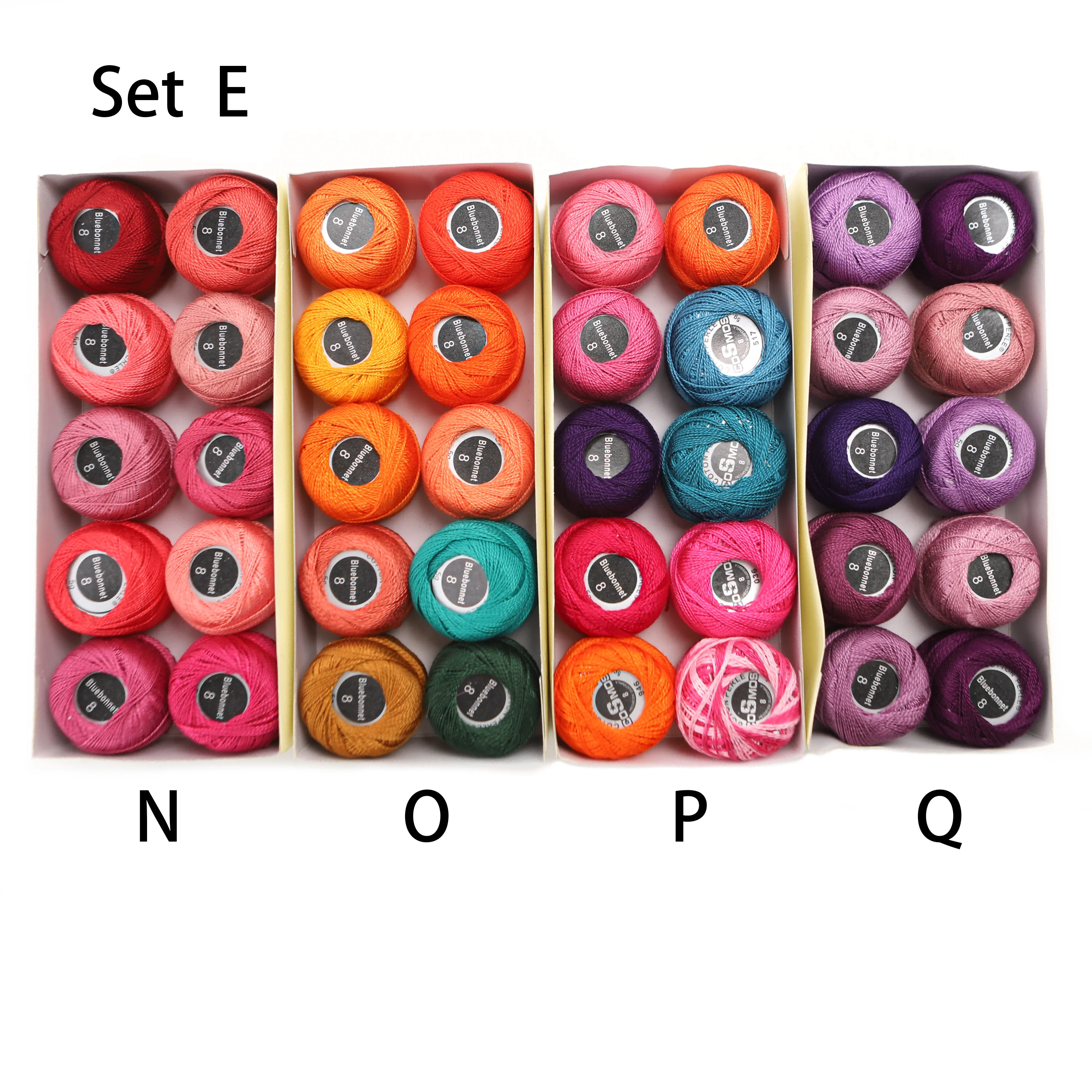 Size 8 Cotton Pearl Thread For Crochet Embroidery Craft Smocking ...