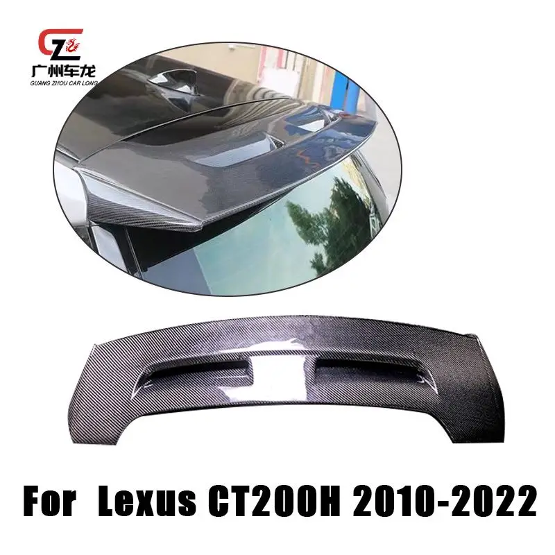 For-LEXUS-CT200H-2010-2022-Car-Styling-Real-Carbon-Fiber-Rear-Top-Trunk ...