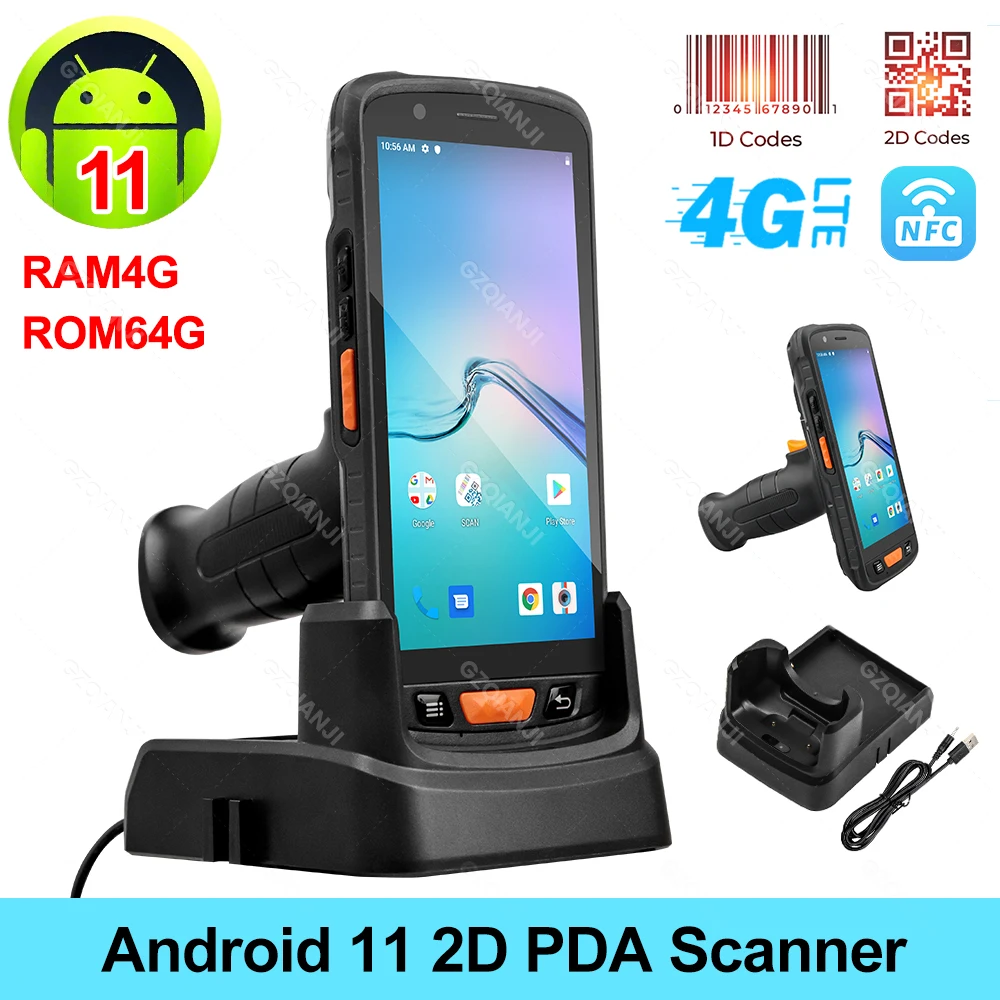 2024-4G-Rugged-PDA-Android-11-Handheld-Terminal-Wireless-Wifi-with ...