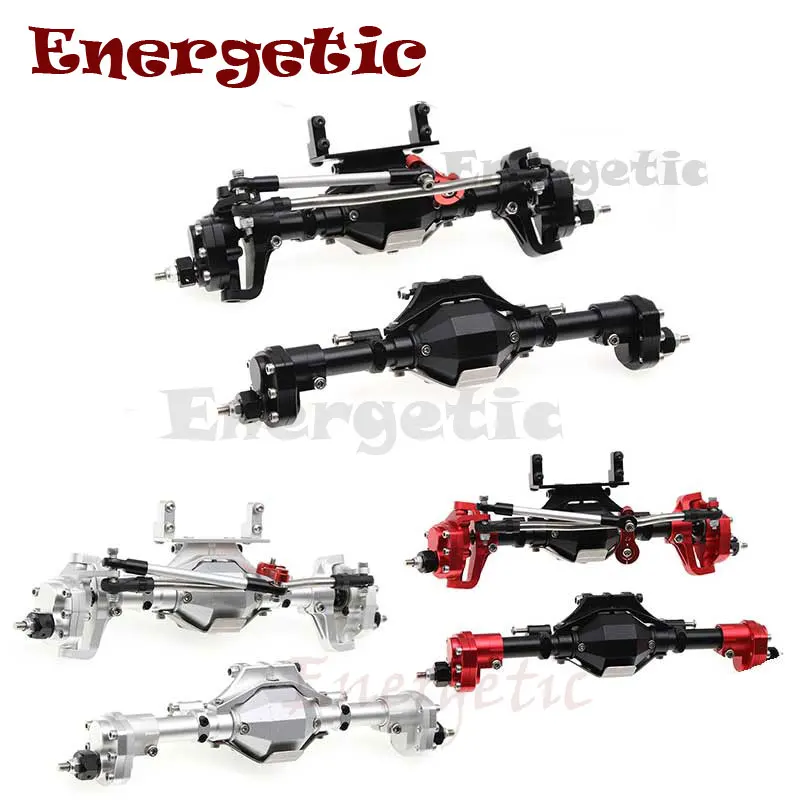 Scx10 Aluminum Cnc Anodized Full Front Rear Portal Axle For 1/10 Rc ...