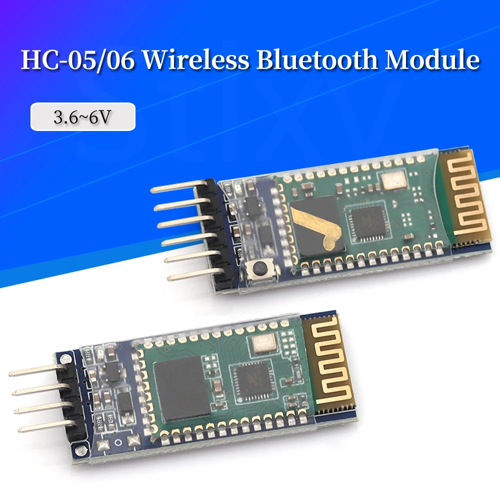 HC-05 HC05 Wireless Module For rduino Serial 6 Pin Bluetooth / HC-06 4 ...
