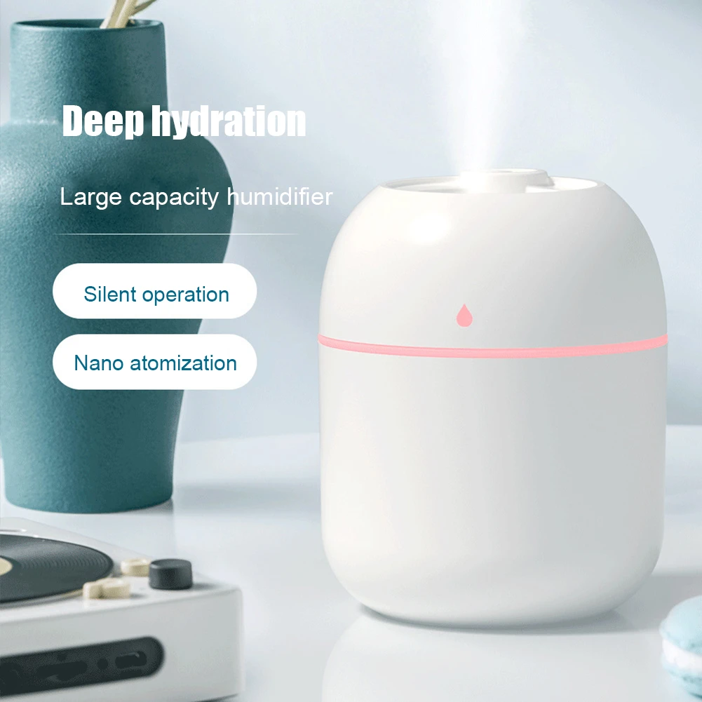220ML Mini Air Humidifier Romantic Light USB Essential Oil Diffuser Car ...