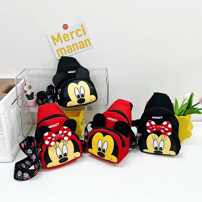 Disney-Children-s-Chest-Bags-Cartoon-Mickey-Mouse-Minnie-Canvas ...