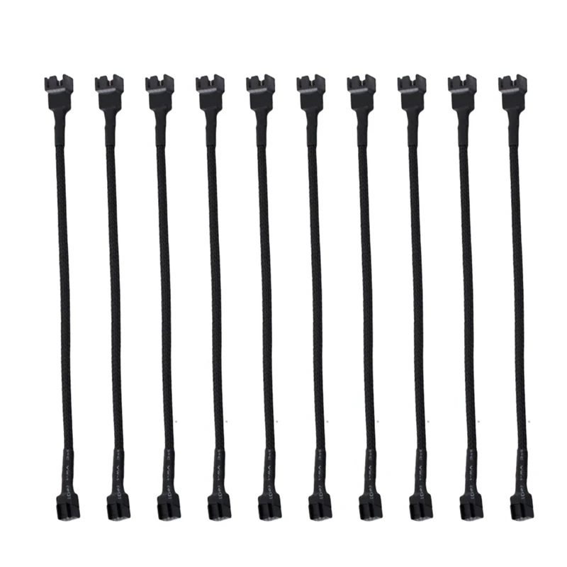 10-Pieces-Of-Computer-Adapter-Cable-Cpu-Fan-Cable-4Pin-One-To-One ...