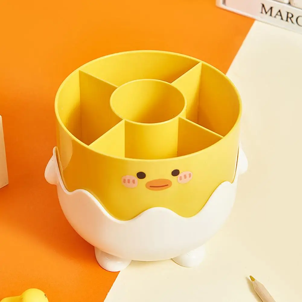 Tartós Asztali Szervező Box 2 Styles Toll Tartó Sima Edge Cartoon Duck ...