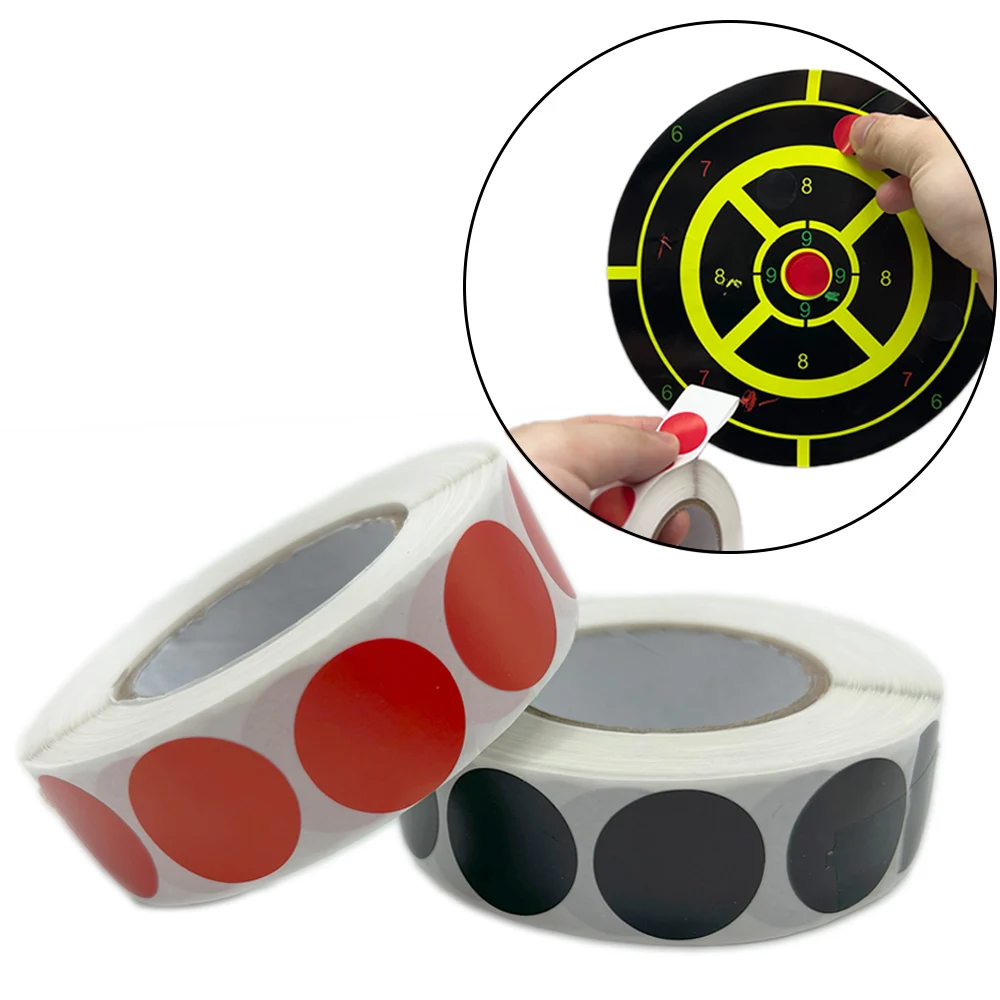 1000-Pcs-Shootingfor-Target-19mm-Black-Red-Target-Plasters-Shooting ...