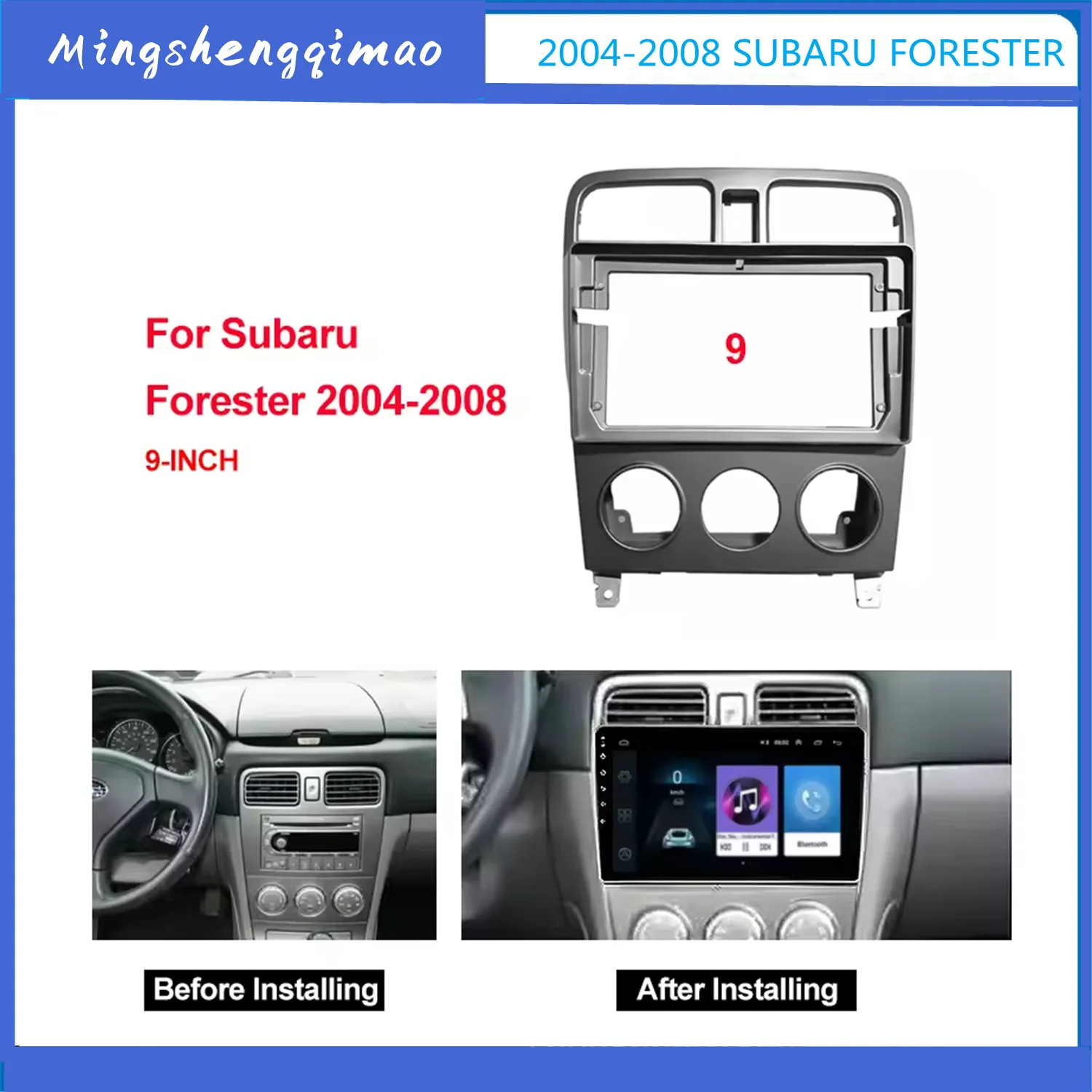 For-2004-2008-SUBARU-FORESTER-9INCH-audio-system-multimedia-player ...
