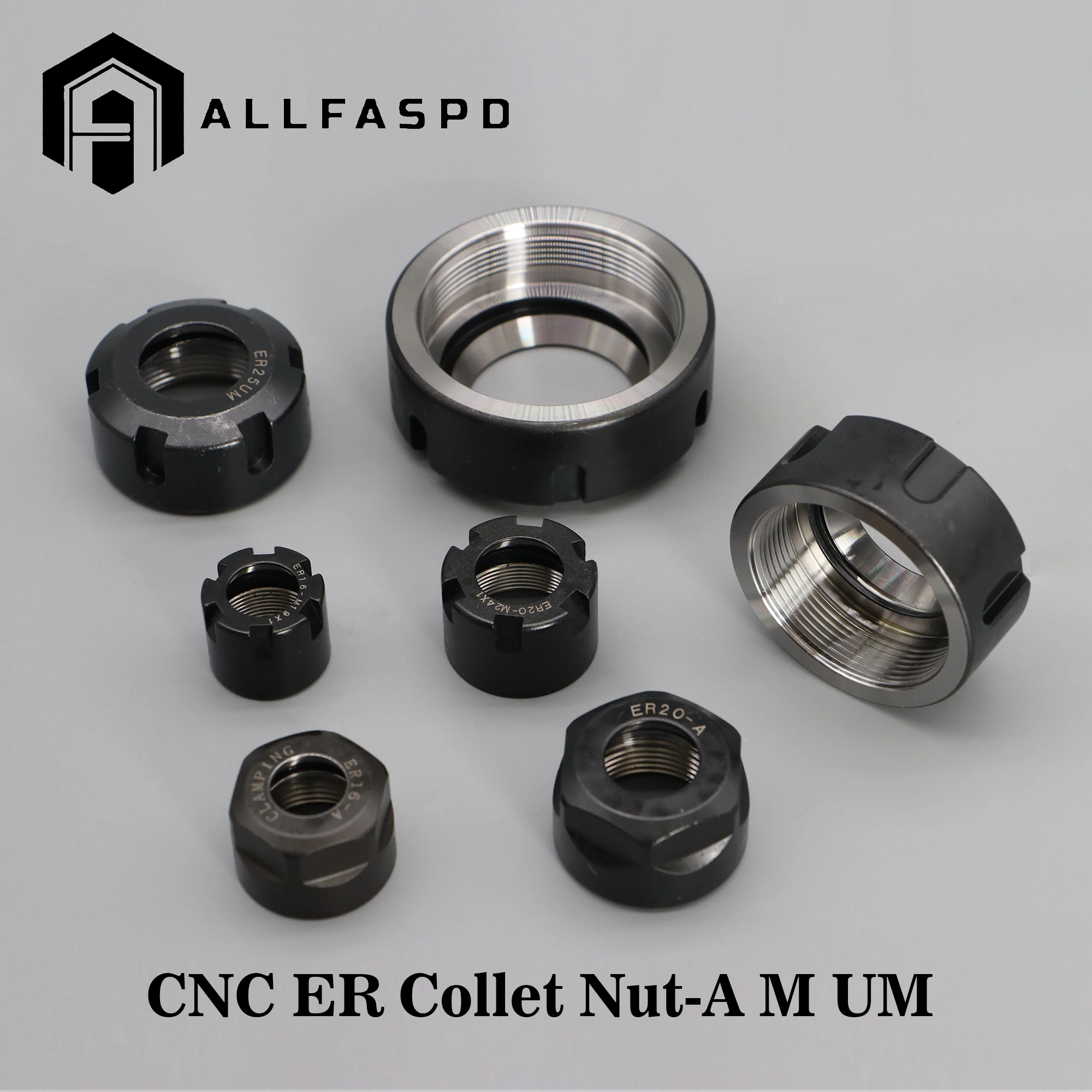 ER Collet Nut ER8 ER11 ER16 ER20 ER25 ER32 ER40 ER50 A M UM ER Nut CNC ...
