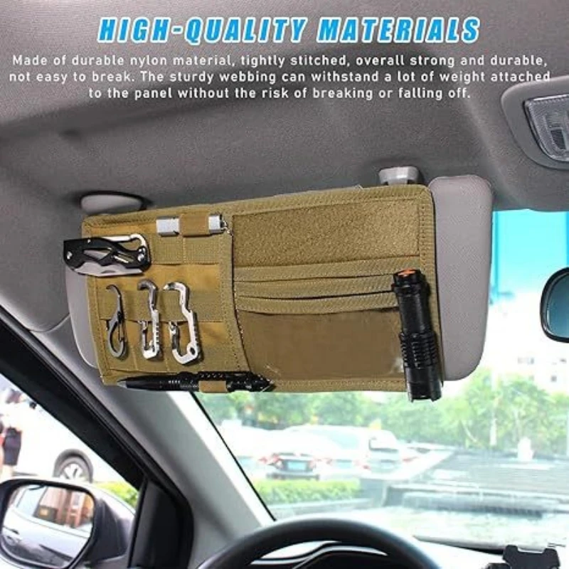 Tactical-Army-Hunting-Universal-Car-Auto-Visor-Organizer-Holder-Case ...