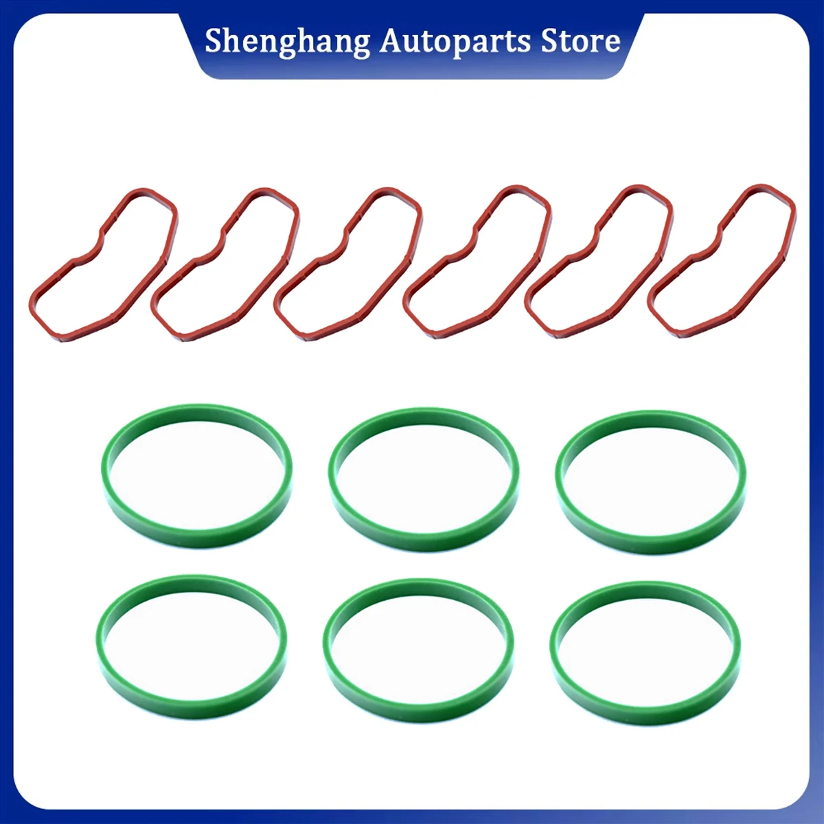 Upper & Lower Intake Manifold Gaskets For Audi A4 A5 A6 A8 Q5 Q7 S4 VW ...