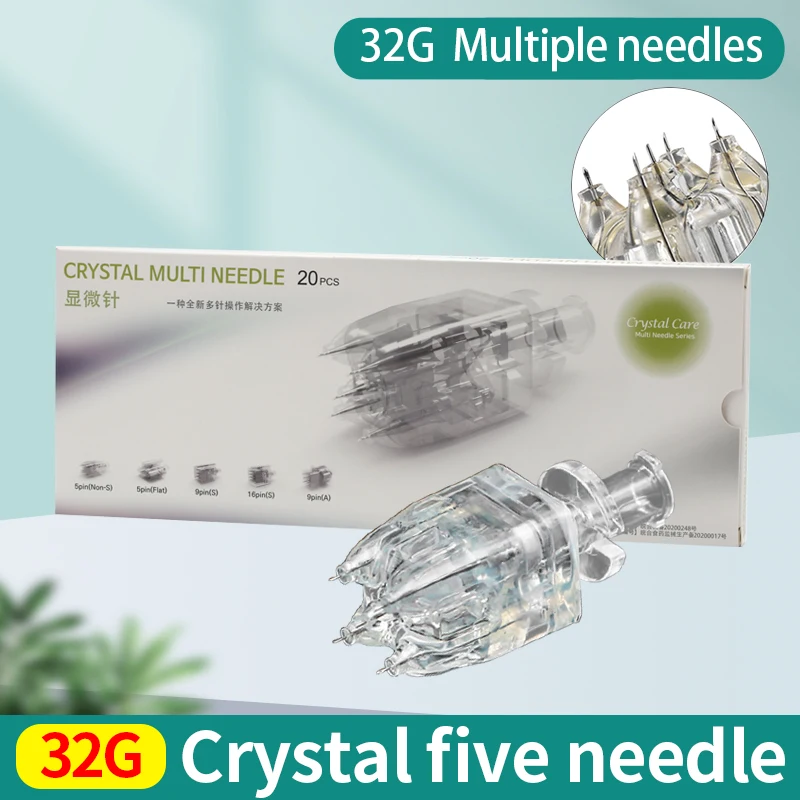 Negative Pressure Injection Crystal 5-needle Multi Needle Skin Micro ...