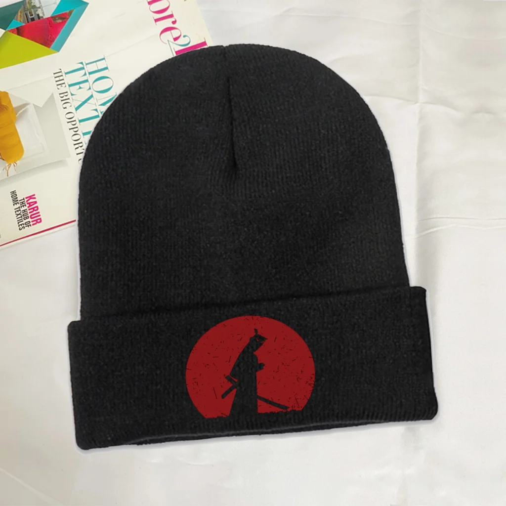 Silhouette Classic Samurai Jack Action Animation Magic Knitting Beanie ...