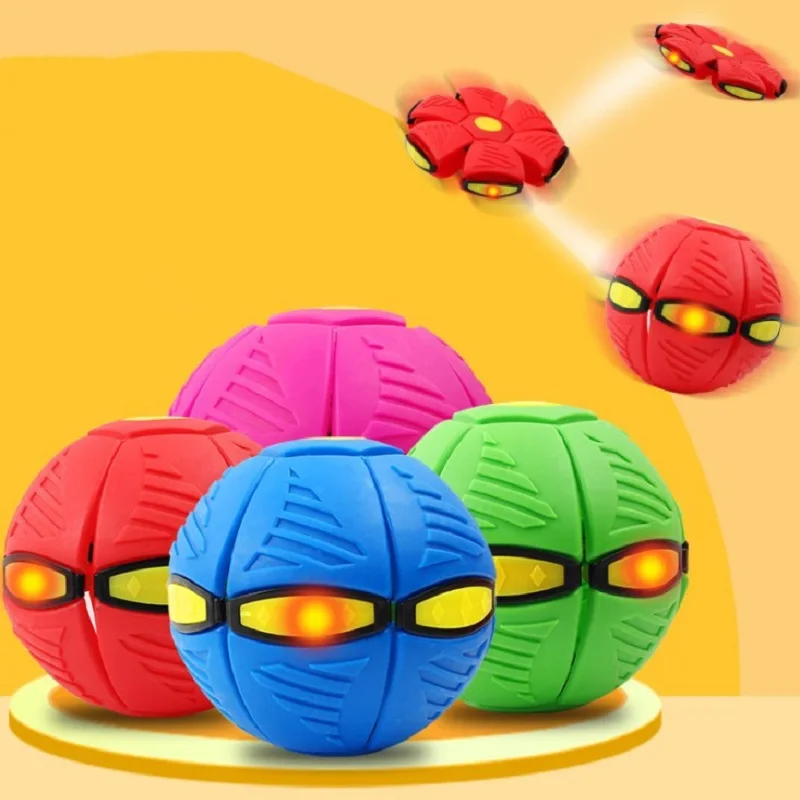 LED-Flying-UFO-Flat-Throw-Disc-Ball-With-LED-Light-Toy-Kid-Outdoor ...