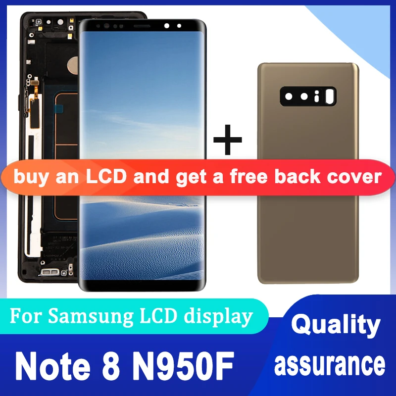 6.3'' Super AMOLED For Samsung Note 8 LCD Display Touch Screen ...