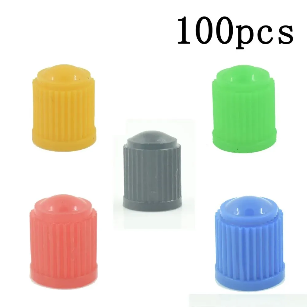 8pcs/set 8mm Valve Caps Metal Short Gasket Premium Tire Valve Cap Cover ...
