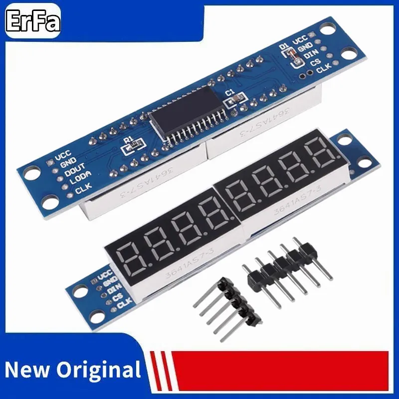 MAX7219-7-Segment-8-Digit-Tube-Display-Template-Microcontroller-Support ...