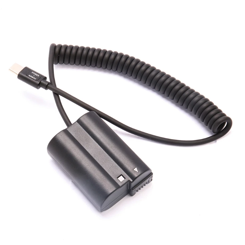 Power-Adapter-USB-Type-C-Cable-to-EN-EL15-Dummy-Battery-Compatible-with ...