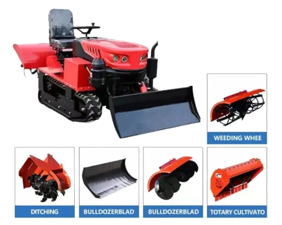 Multifunctional-diesel-tracked-cultivator-25-horsepower-35-horsepower ...