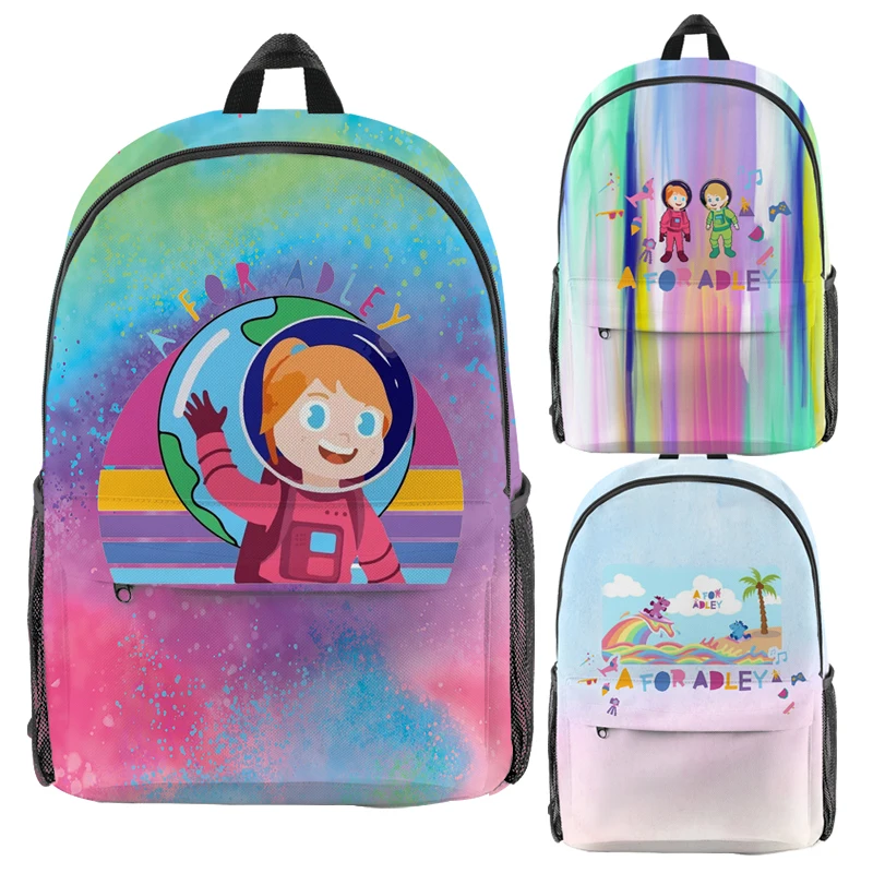 Youthful-A-for-Adley-Unicorn-Ice-Cream-Rainbow-School-Bags-Notebook ...