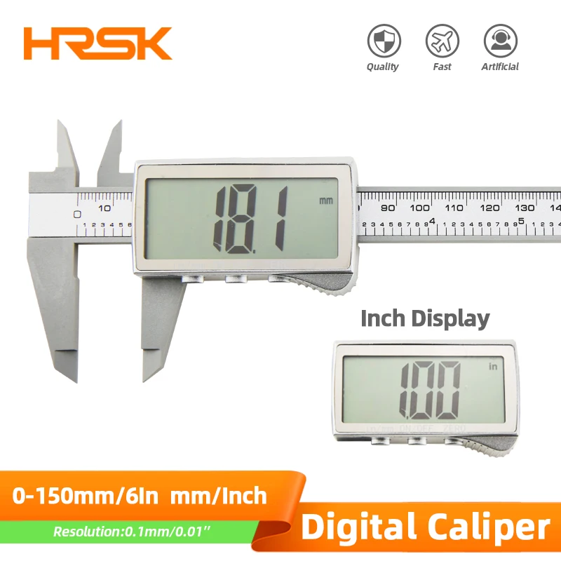 Calibrador Digital Vernier electrónico, regla Digital de plástico ...