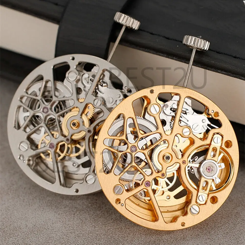 China-Made-HZ1A02A-Silver-Golden-Black-Hollow-Automatic-Mechanical ...
