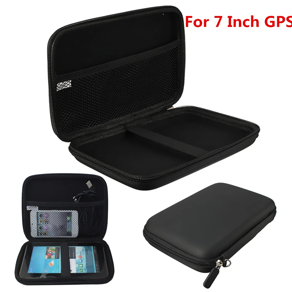 7-Inch-Black-Bag-GPS-Hard-Shell-Carrying-Case-Cover-Outer-Carry-Case ...