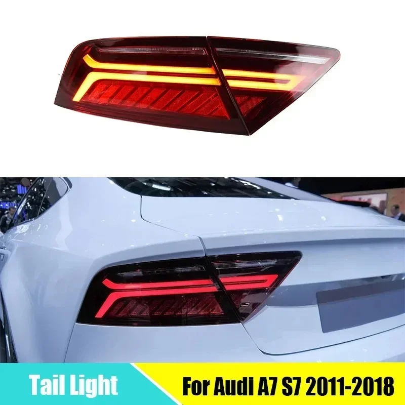 LED-Taillight-For-Audi-A7-S7-2011-2018-Rear-Lamp-DRL-Dynamic-Signal ...