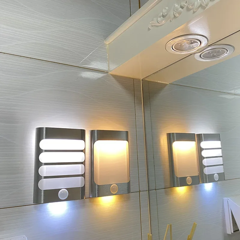 European-style-Simple-Led-Human-Body-Induction-Wall-Lamp-Indoor-Bedside ...