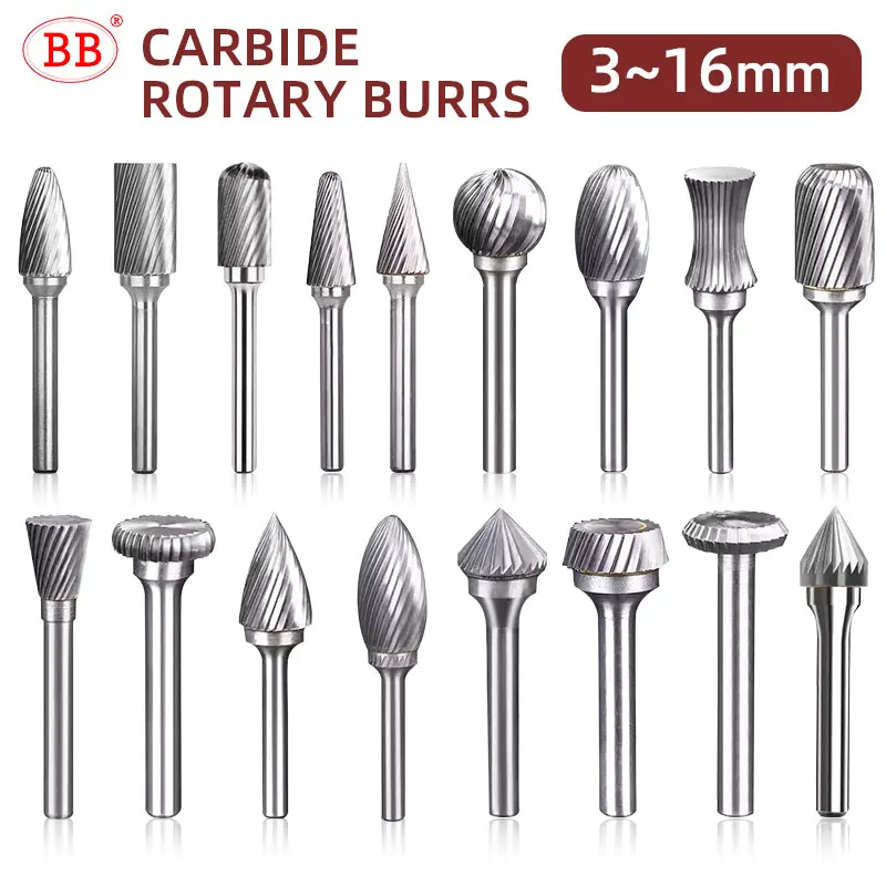 BB-Rotary-Files-Carbide-Burrs-Deburring-Milling-Tool-M-Type-6mm-Shank ...