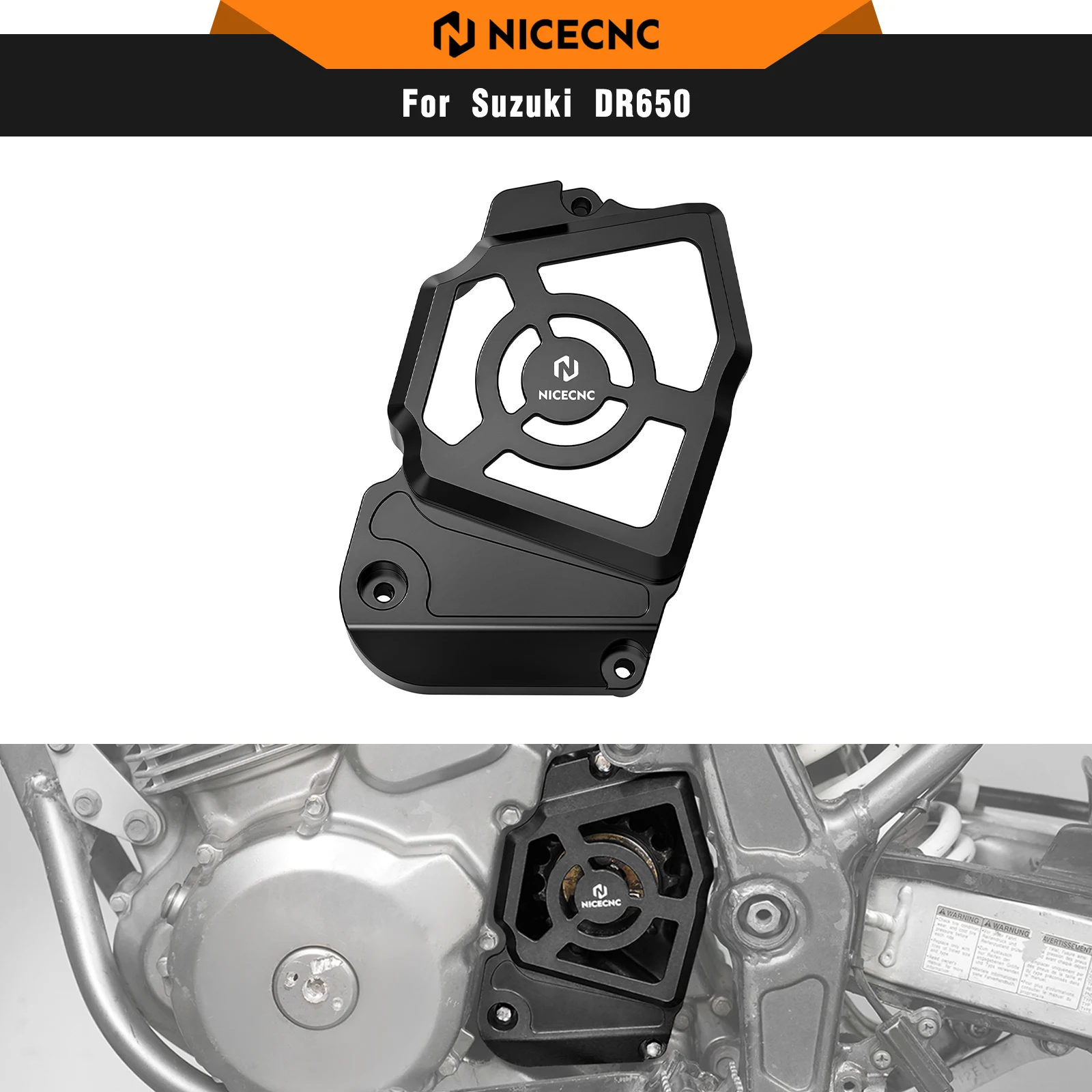 For Suzuki DR650 1996-2024 Sprocket Cover Chain Guard Protector for ...
