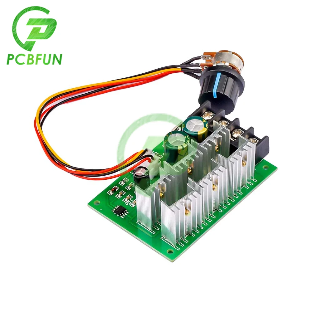 DC 9-55V 40A 2000W PWM DC Motor Pump Speed Regulator High Power Speed ...