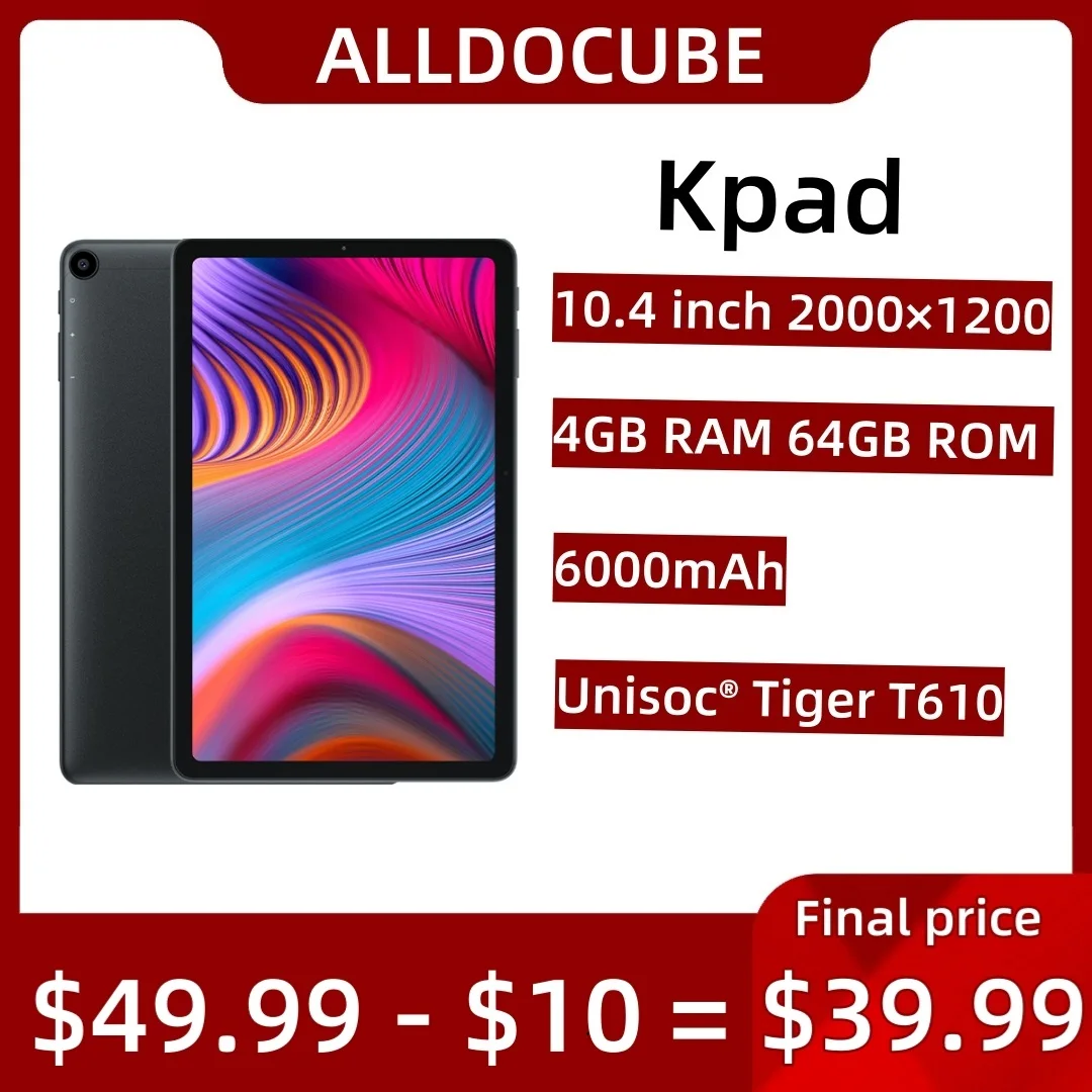 ALLDOCUBE-kPad-10-4-Inch-Tablet-Android-11-Tablet-PC-4GB-RAM-64GB-ROM ...