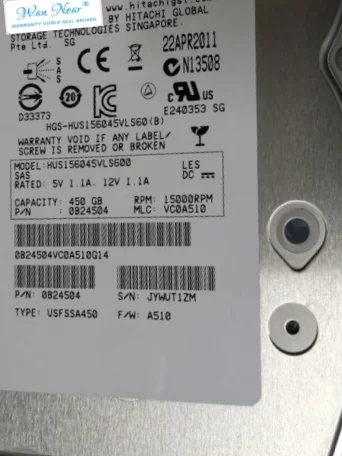 For 0B24504 0231G386 STEM01450G 450G 15K SAS