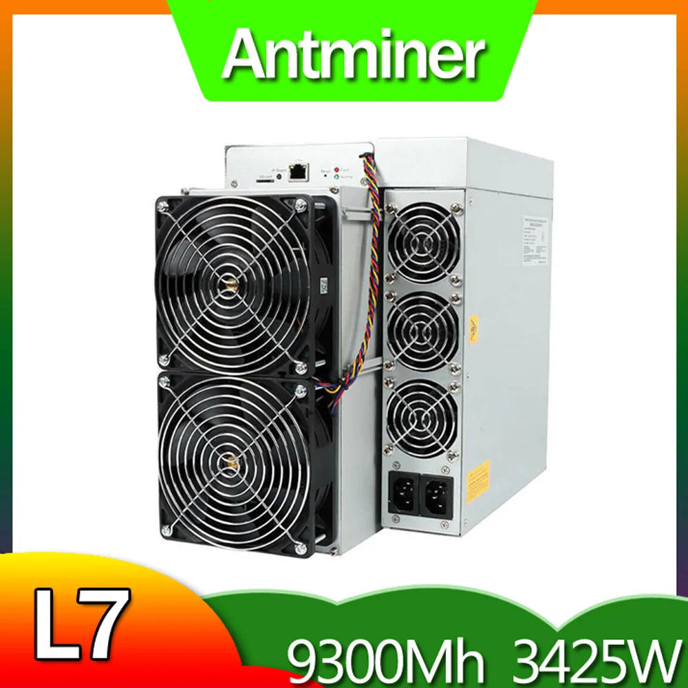 New-Bitmain-Antminer-L7-9300Mh-Asic-Miner-3425W-Crypto-Mining-Machine ...