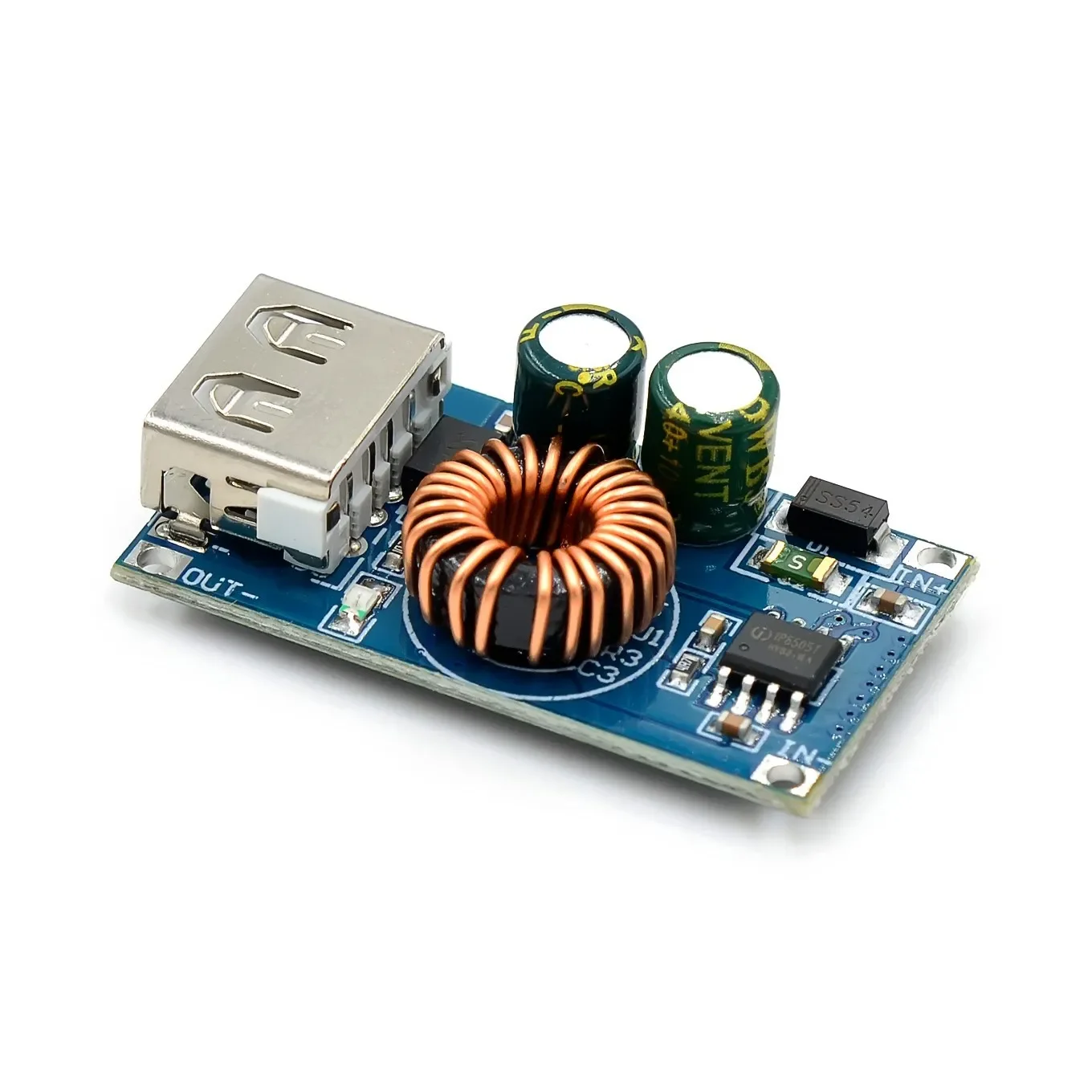 USB DC Step-Down Module 12V 24V To QC2.0 QC3.0 Fast Charge Mobile Phone ...