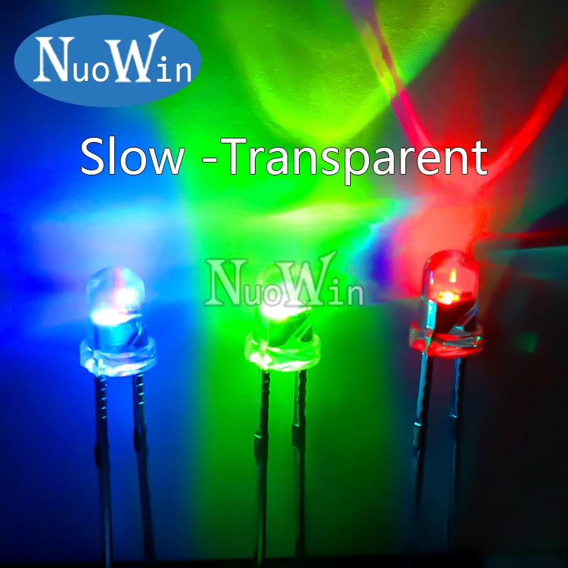 50pcs-3MM-Fast-Slow-RGB-Flash-Red-Green-Blue-Rainbow-Multi-Color-F3 ...