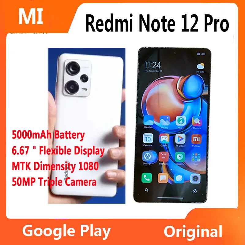 Global-Rom-Xiaomi-Redmi-Note-12-Pro-128GB-256GB-Dimensity-1080-Octa ...