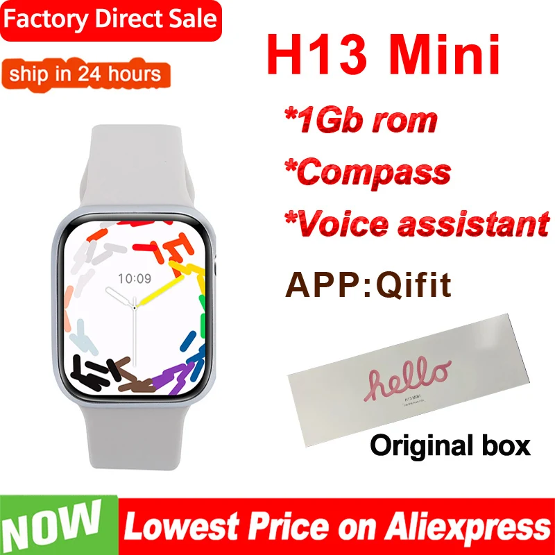 NEW-Hello-3-Mini-41mm-Smart-Watch-Women-1GB-ROM-1-75-inch-H13-Mini ...