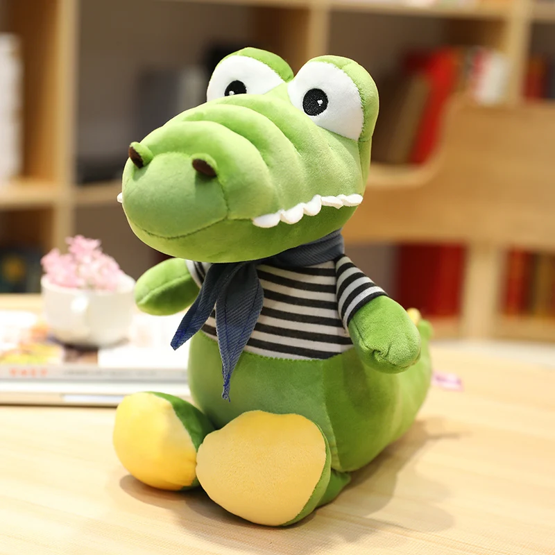 Hot-Sale-Green-Crocodile-Plush-Toy-Soft-Stuffed-Alligator-Animals-Doll ...