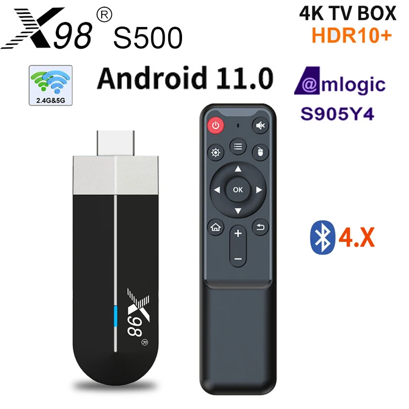 Feuer-Mini-TV-Stick-Android-11-0x98-s500-Smart-TV-Box-amlogic-s905y4 ...