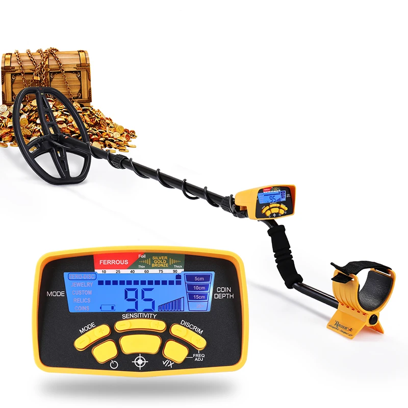 Gold-Metal-Detector-MD6450-With-5-Detection-Modes-with-11-Waterproof ...