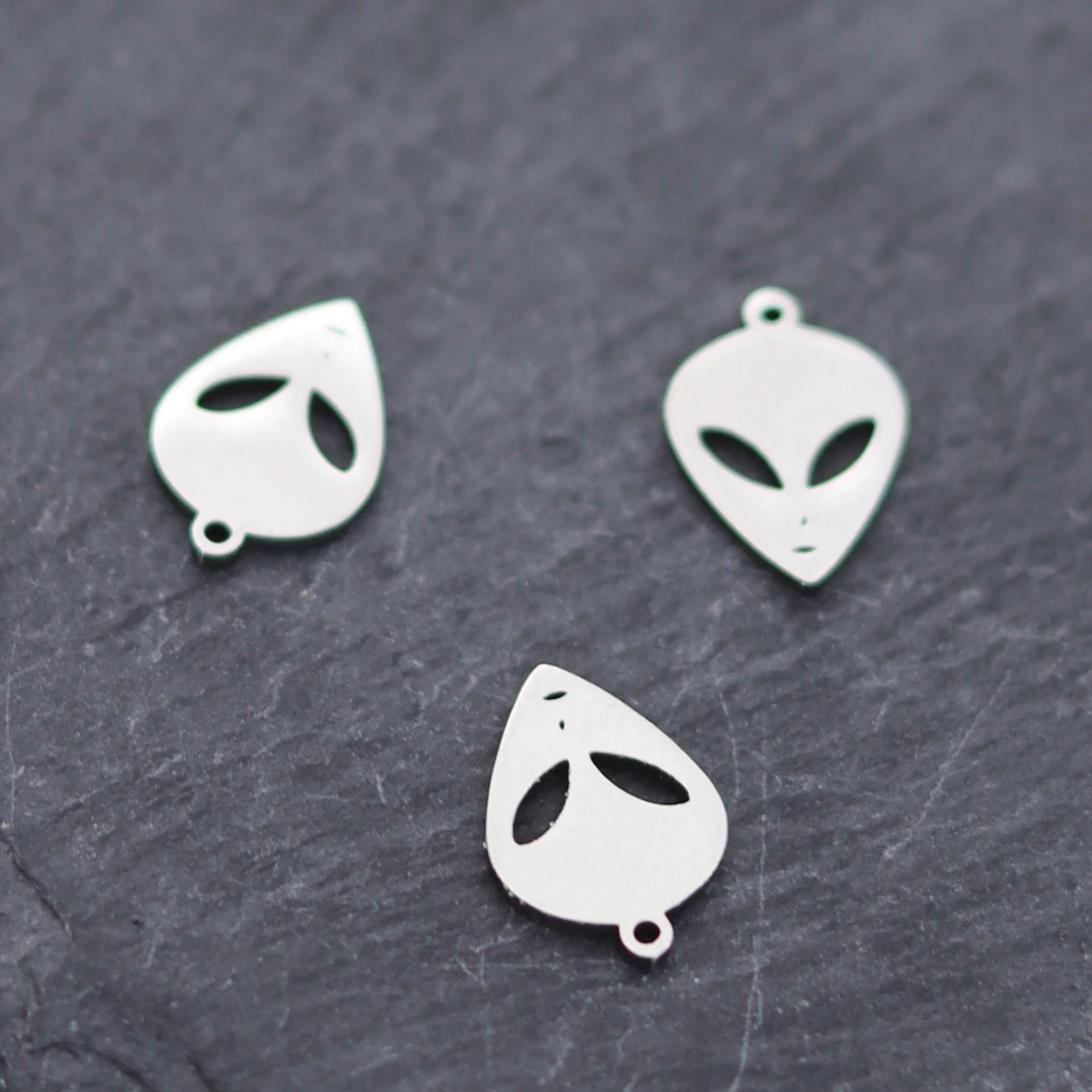 3pcs Cute UFO Alien Head Charm Pendant For Necklace Bracelet Women ...