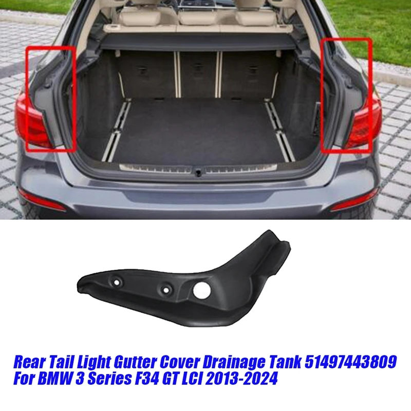 Rear Tail Light Gutter Cover Panel For BMW 3 Series F34 GT LCI 2013 ...