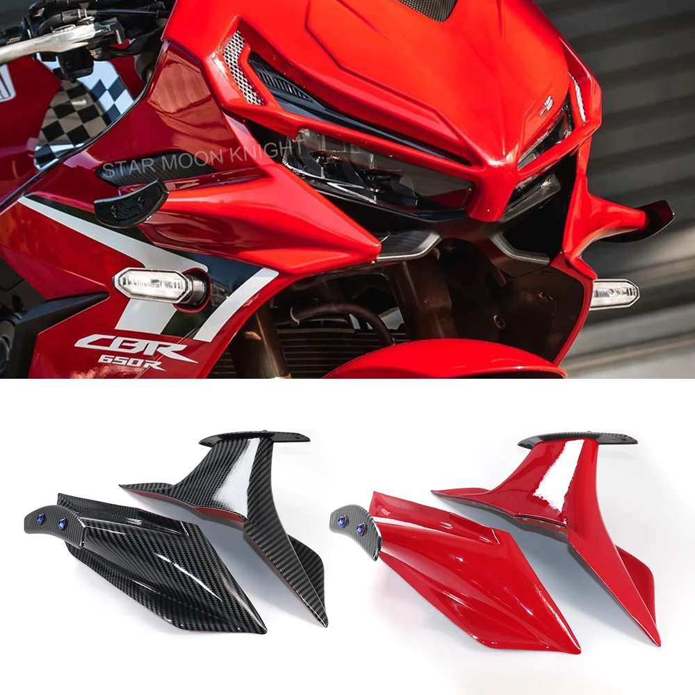 Motorcycle-Accessories-Winglets-Fairing-Spoiler-Fixed-For-Honda-CBR650R ...