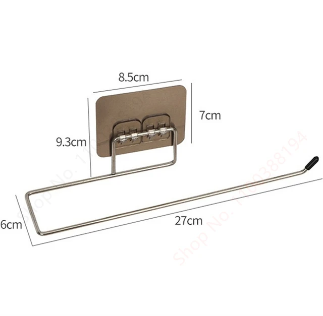 Soporte adhesivo para rollo de papel higiénico, organizador de montaje ...