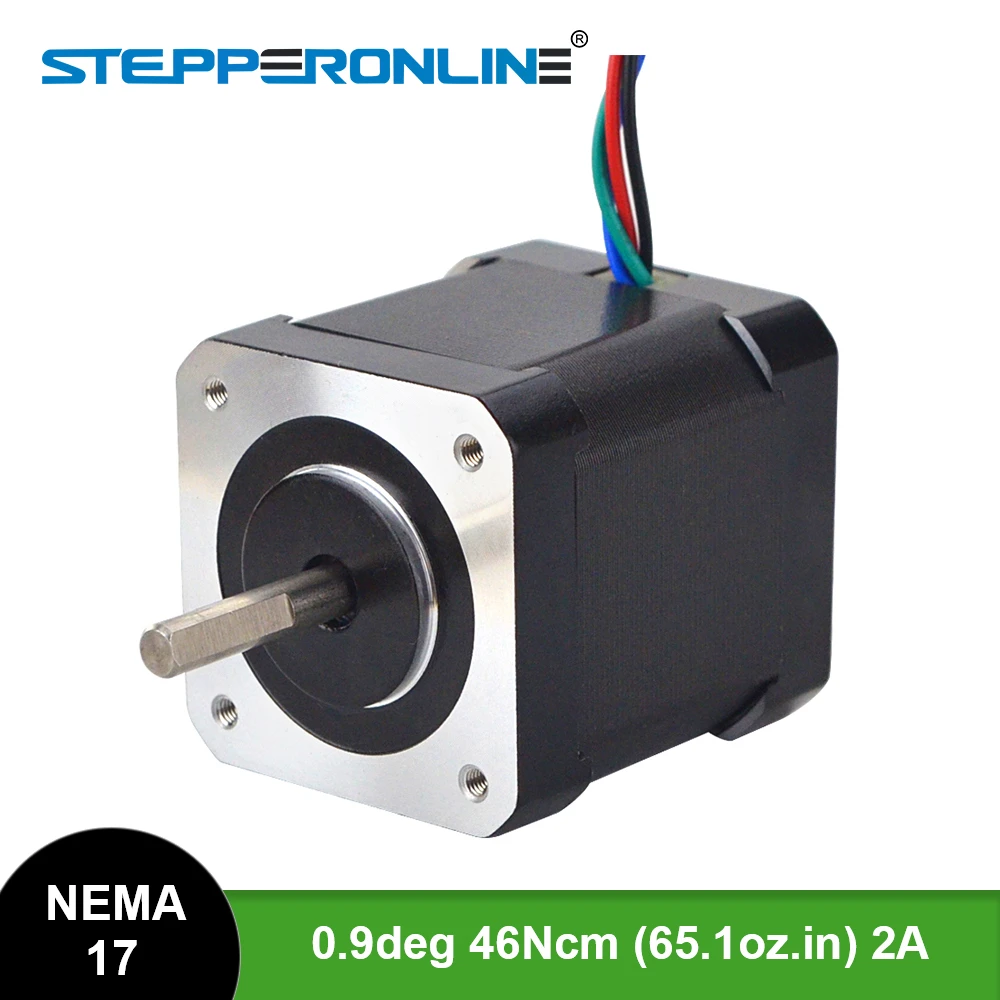 0.9deg Nema 17 Stepper Motor 2a 42x48mm 46ncm/65oz.in 4-lead Nema17 ...